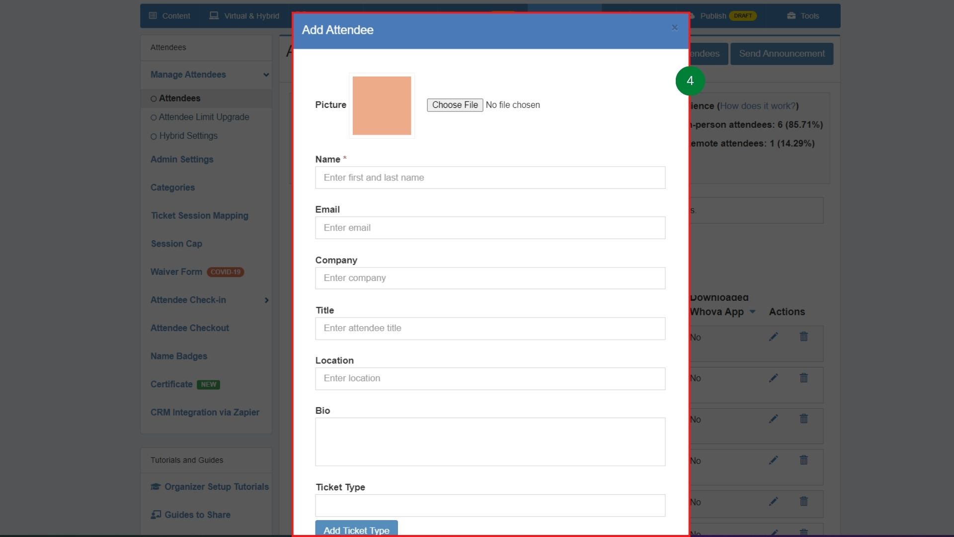 How do I add an attendee? – Help Center