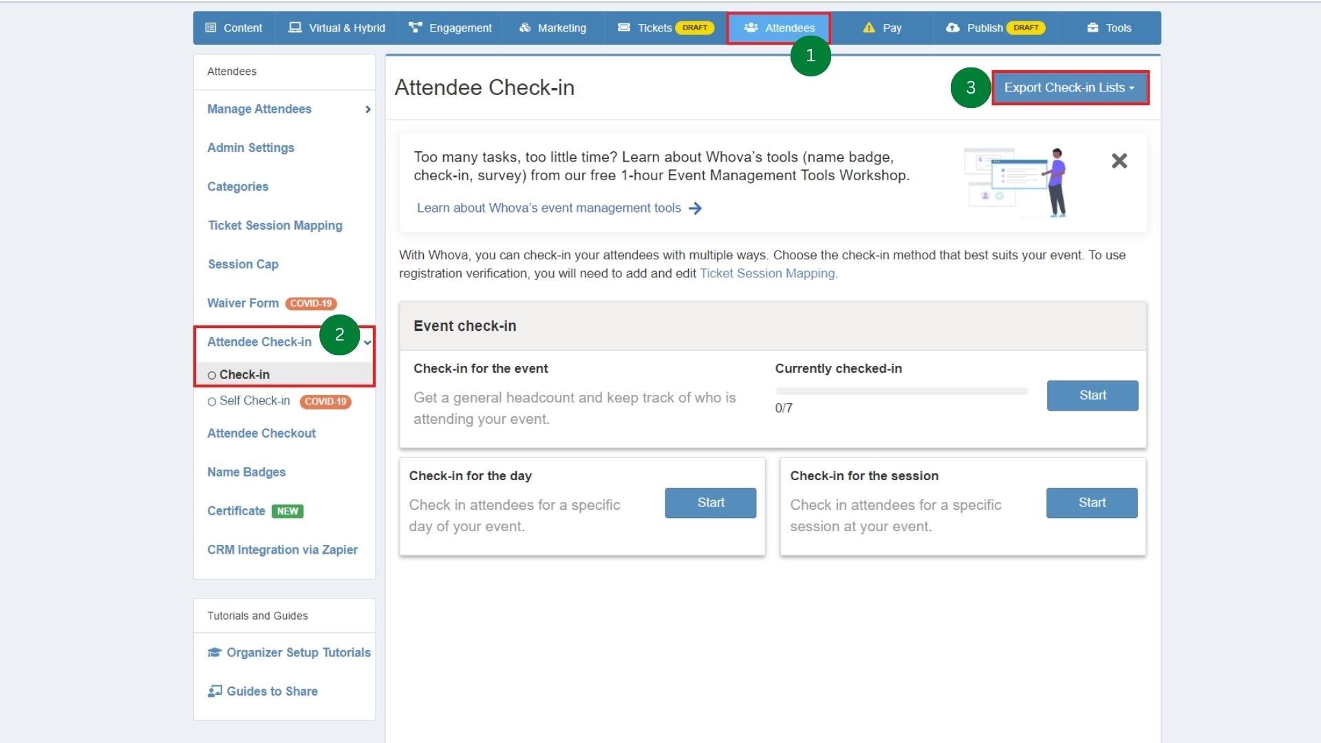 How do I export my check-in log? – Help Center