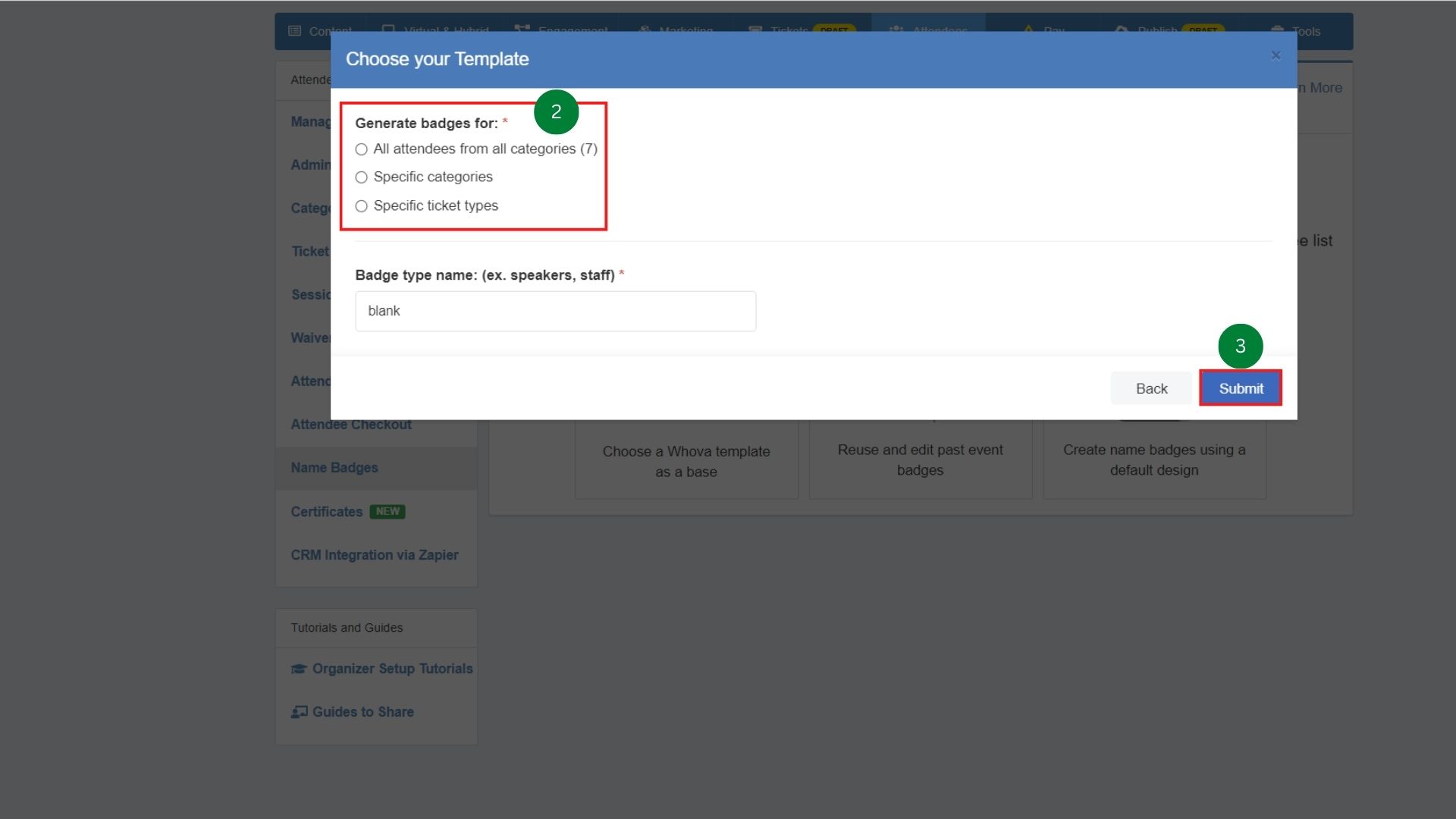 How do I generate Name Badges for my attendees? – Help Center