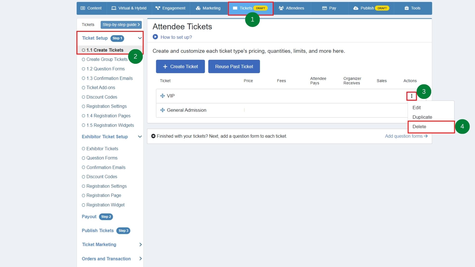 How do I delete tickets? – Help Center