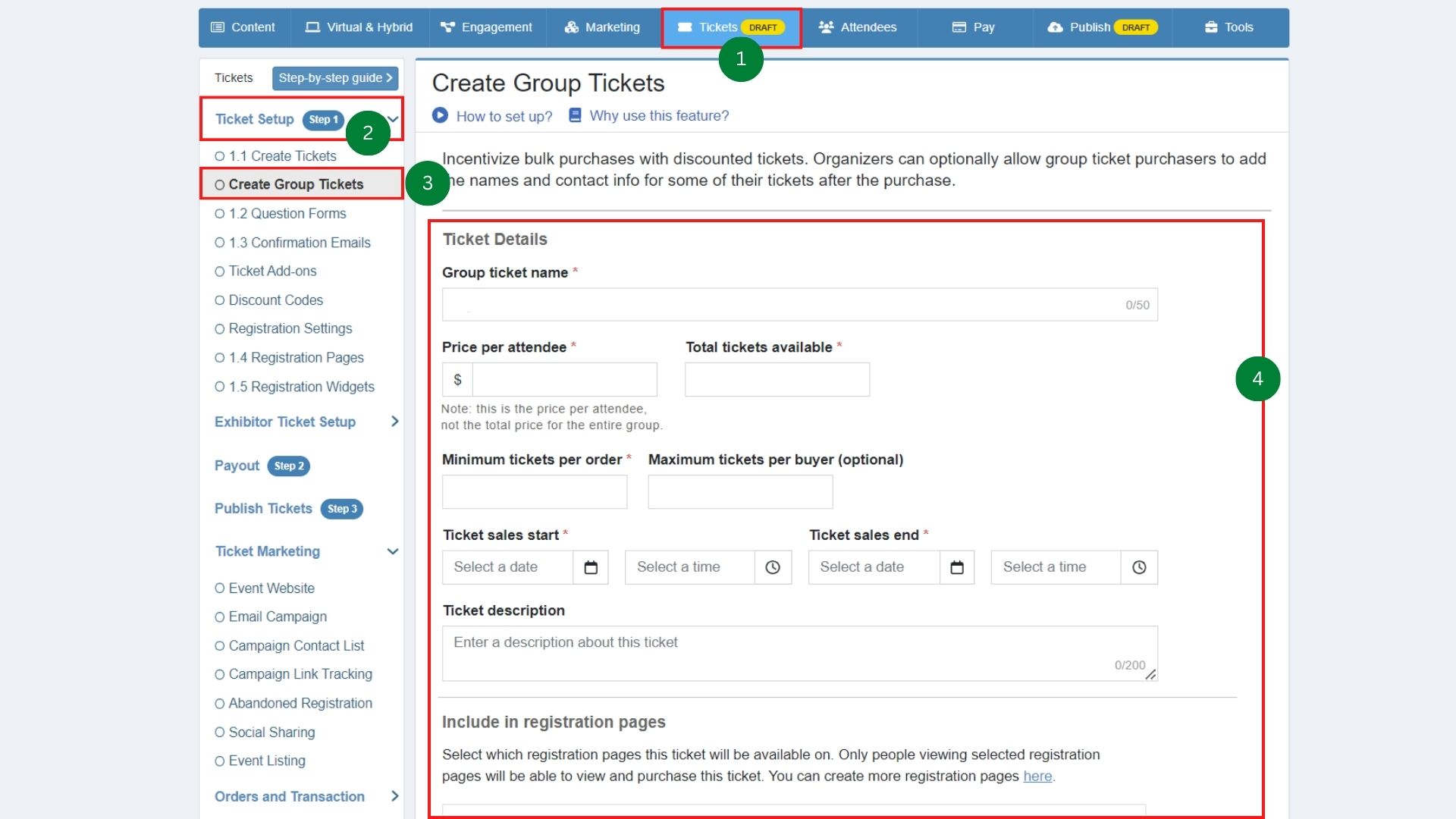 How do I set up group tickets? – Help Center