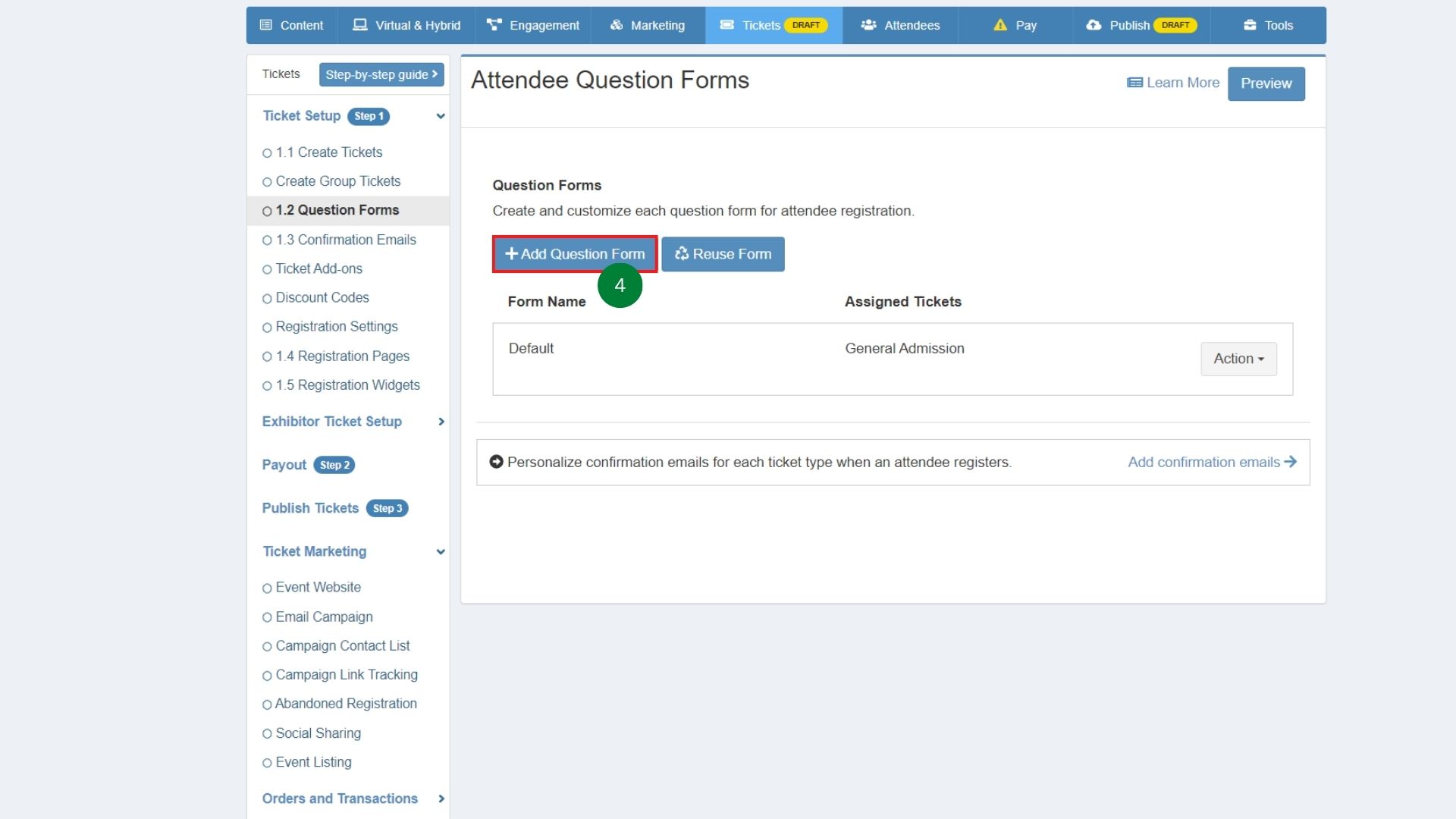 Where do I add question forms to tickets? – Help Center