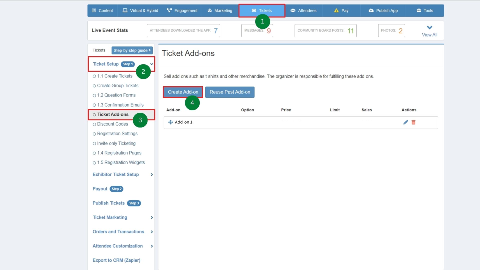 How do I create a ticket add-on? – Help Center