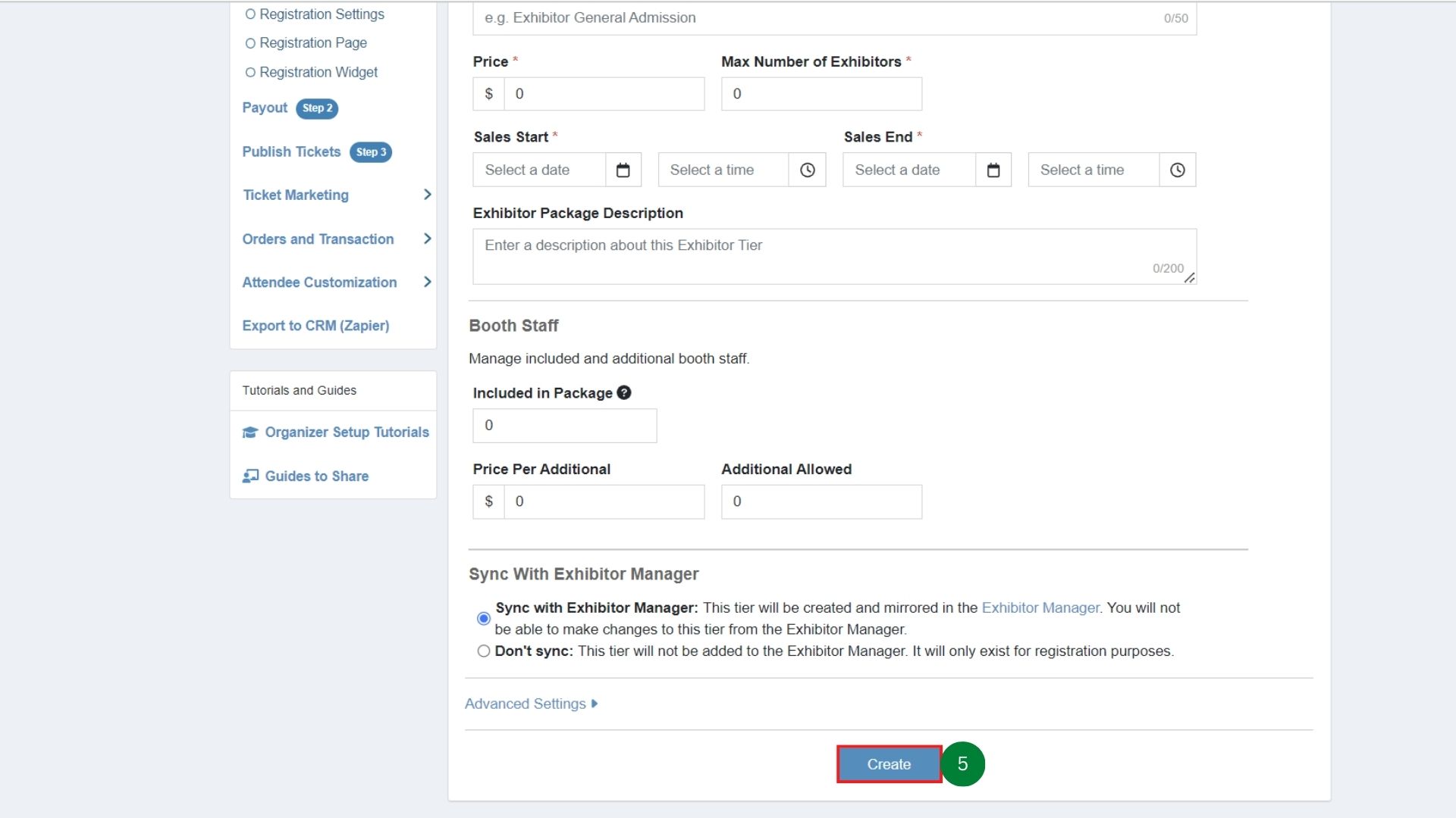 How do I create tickets for Exhibitors? – Help Center
