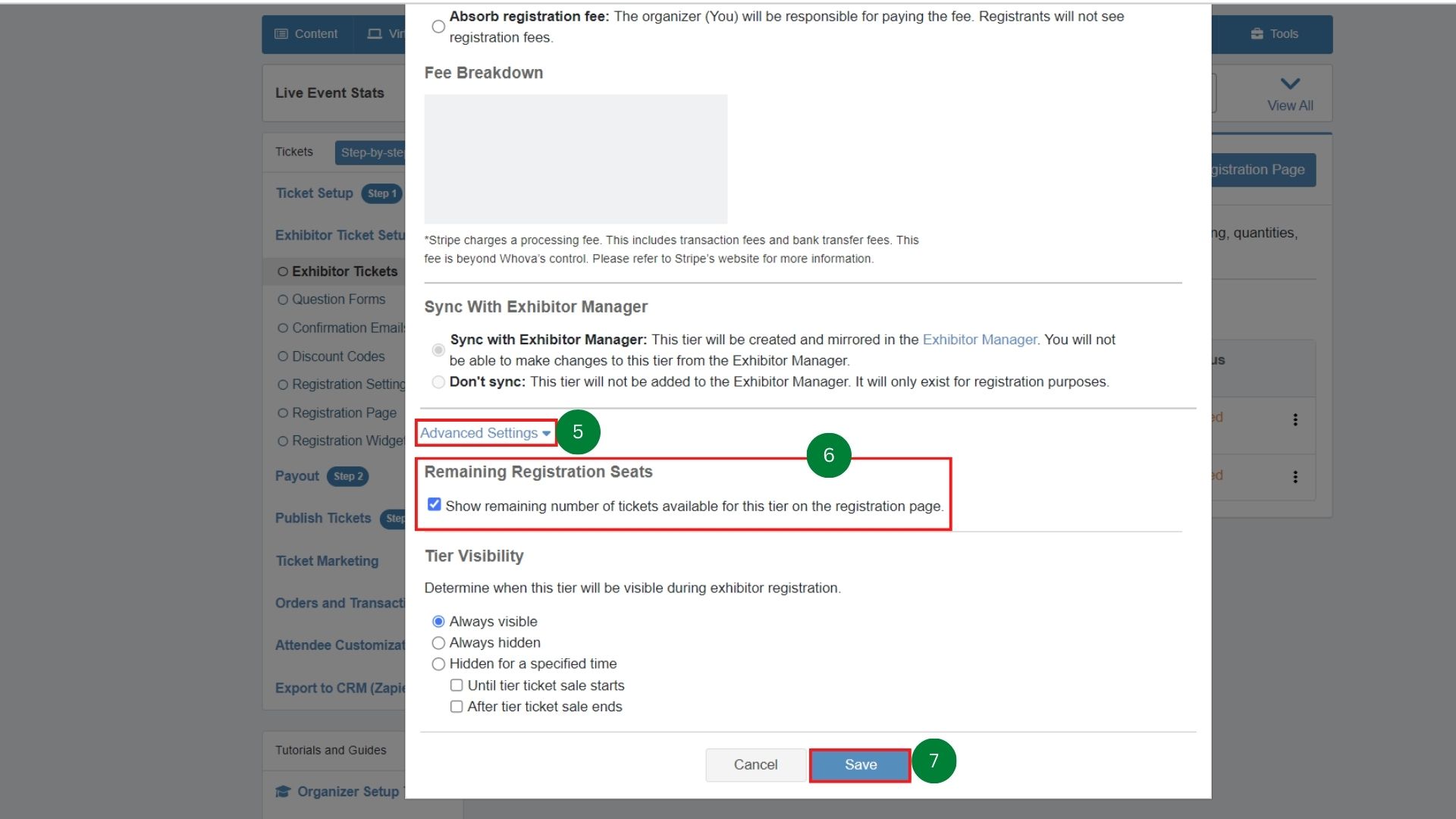 Is it possible to hide the remaining registration seats? – Help Center