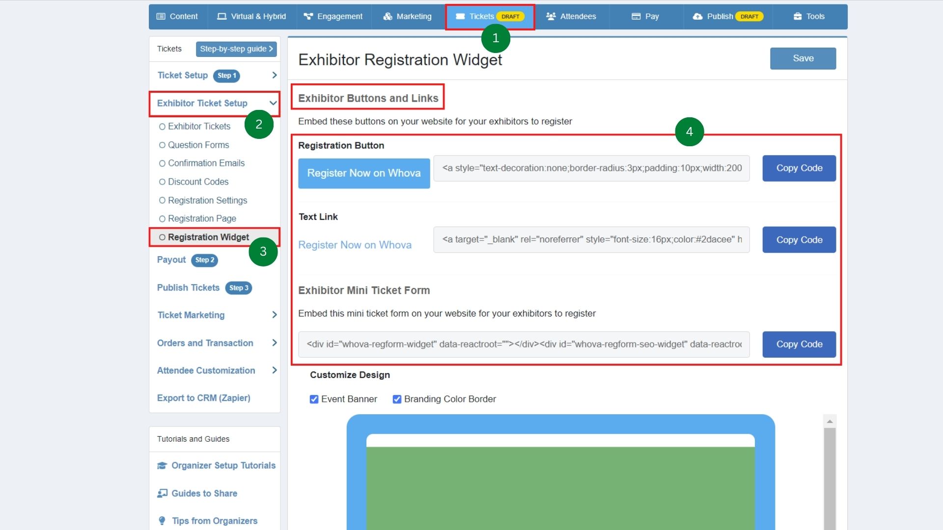 What types of registration widgets are available for exhibitors? – Help ...