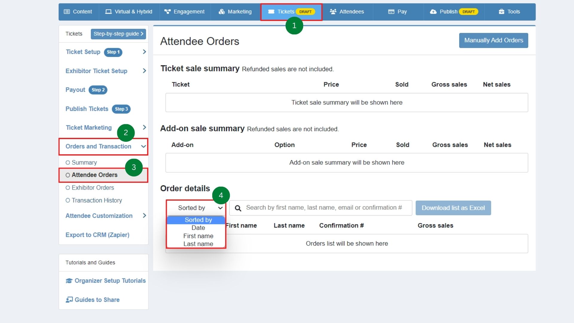 How do I find individual orders? – Help Center
