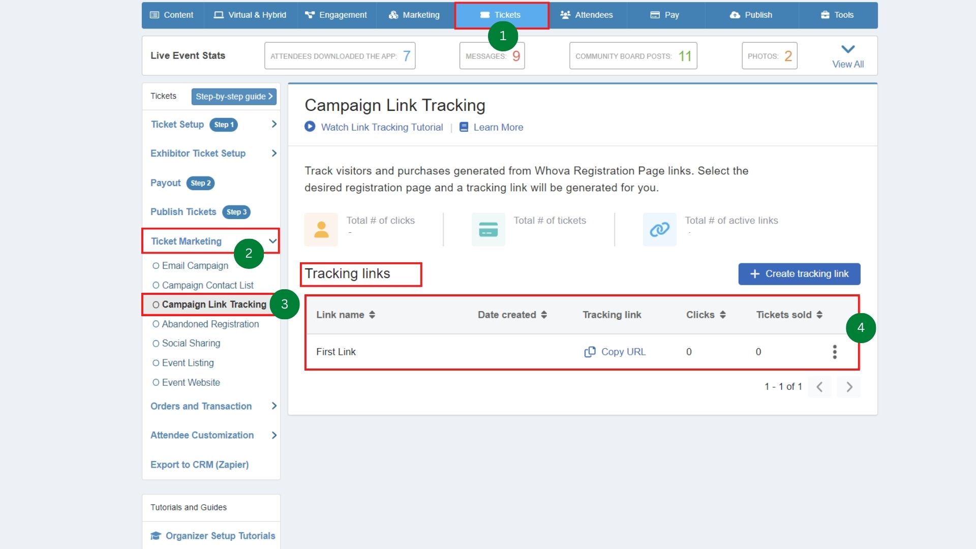 Where do I find my Campaign Tracking Links? – Help Center