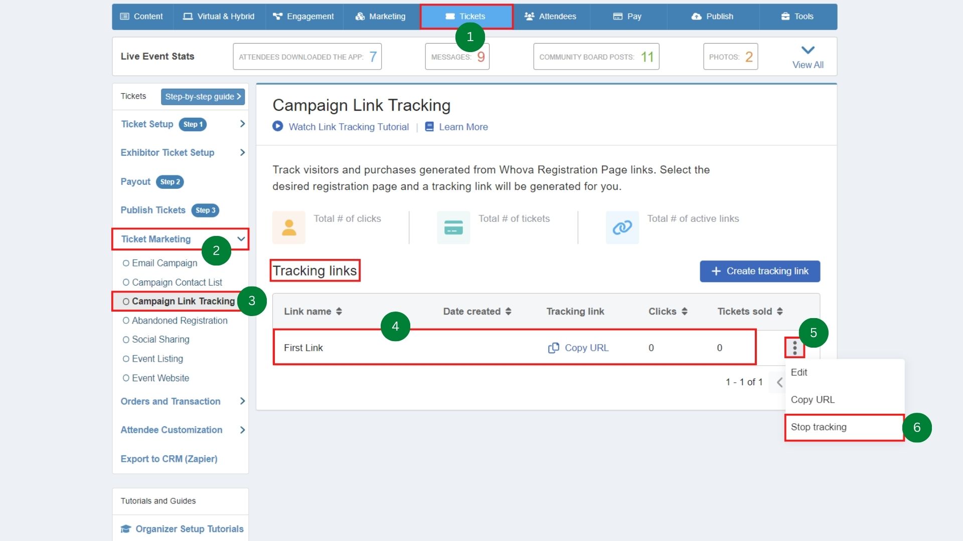 Is it possible to stop tracking the Campaign Link? – Help Center