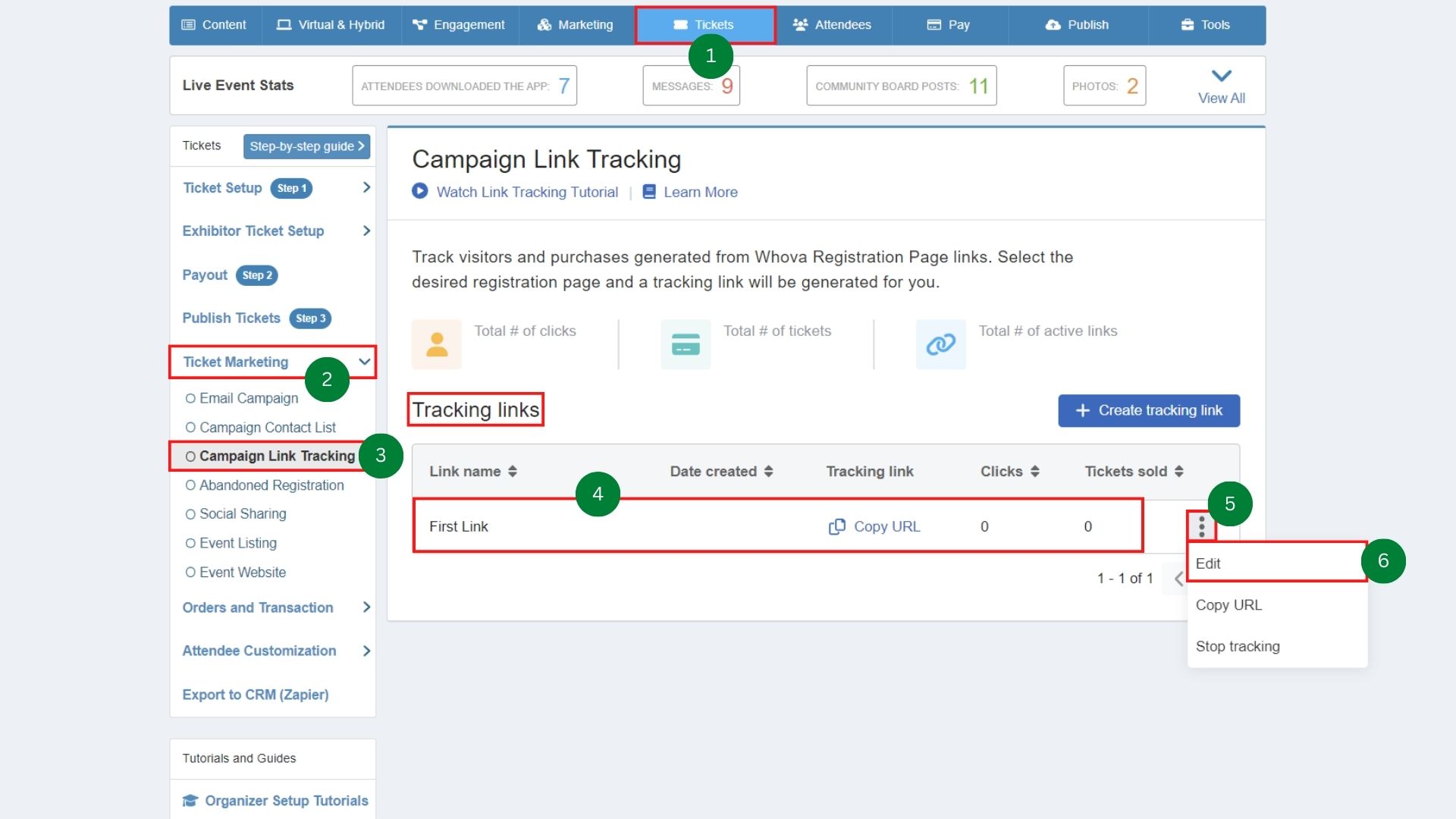 How do I edit a Campaign Tracking Link? – Help Center