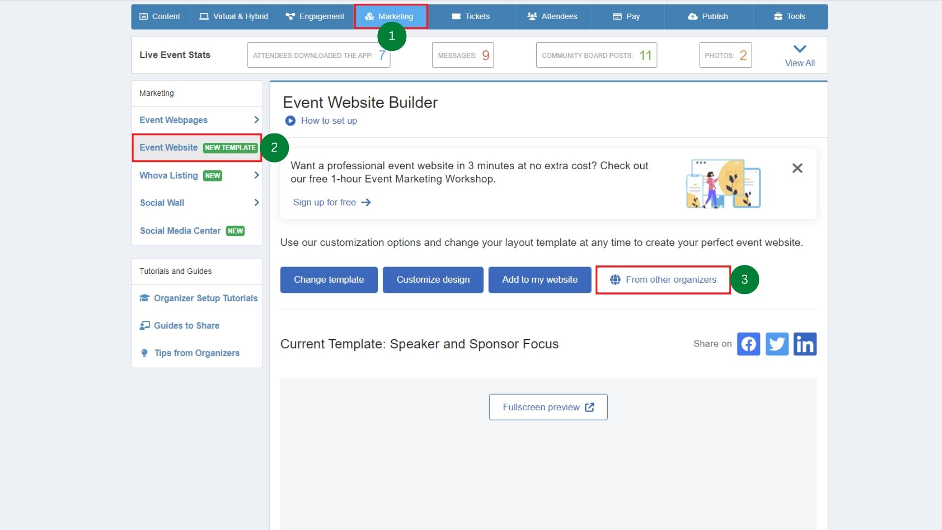 Are there any examples of Event Websites? – Help Center