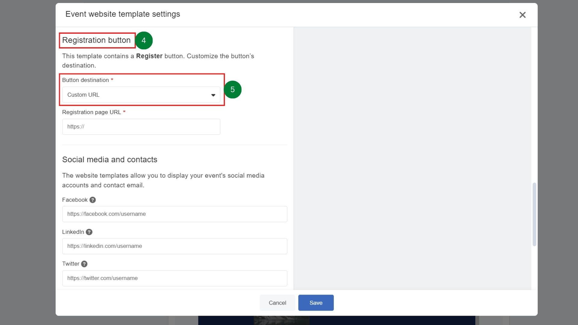 Where do I find the Registration URL for my Event Website? – Help Center