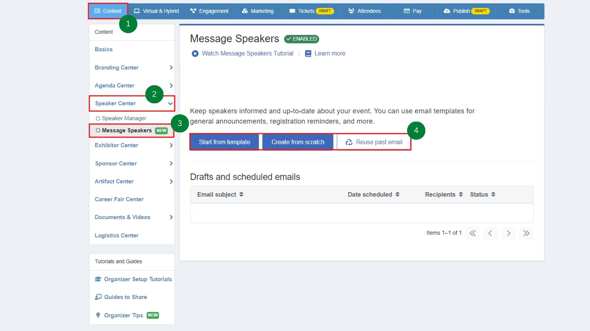 How do I send Speaker messages or reminders? – Help Center