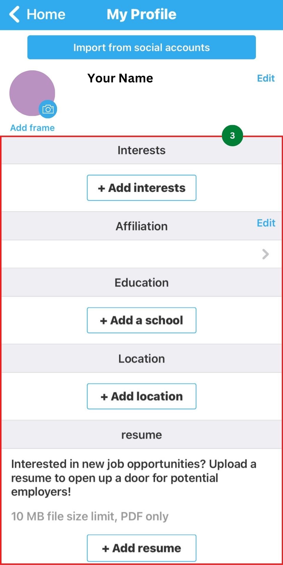 How do I set up my profile? – Help Center