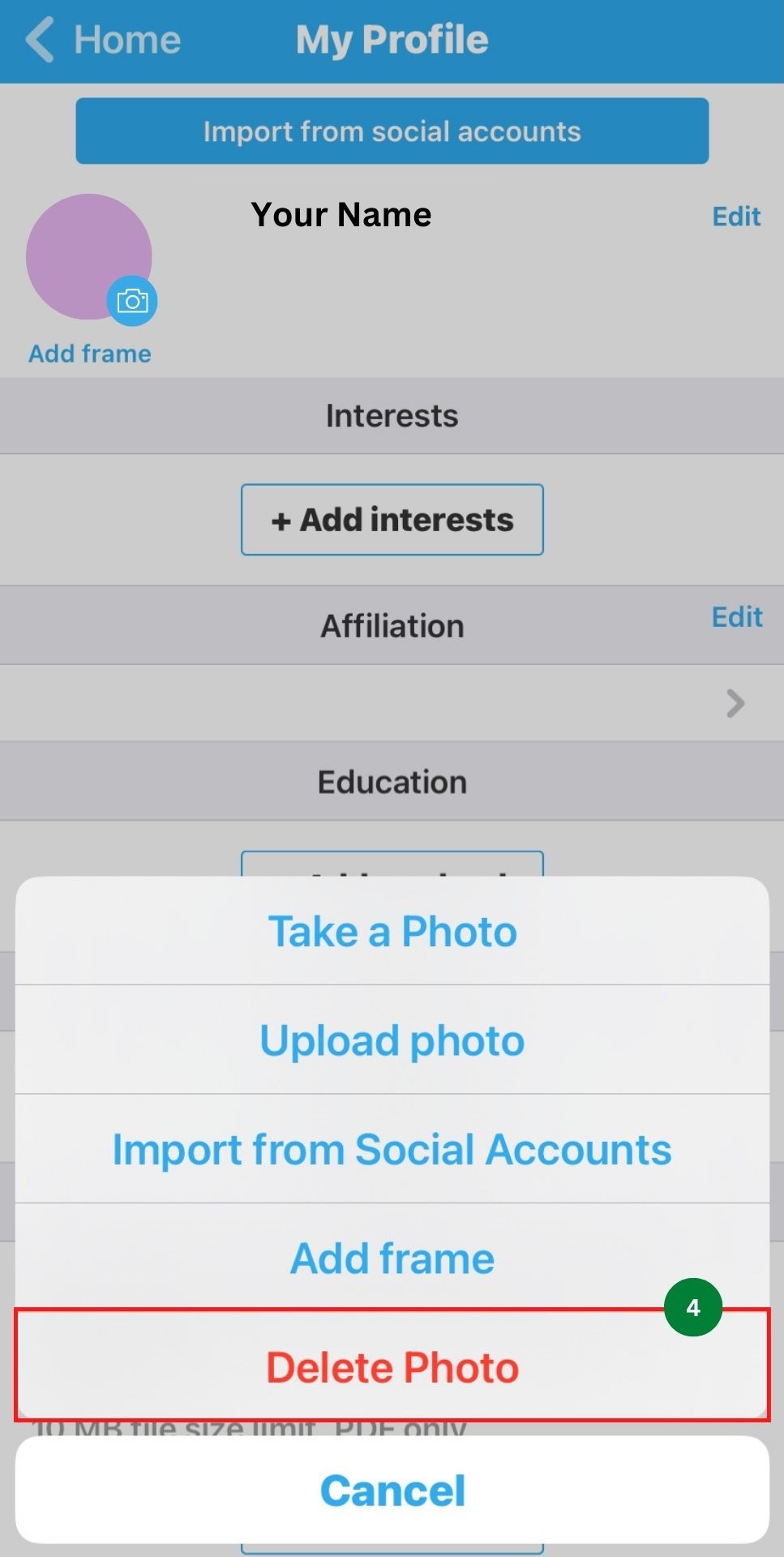 How do I delete my profile photo? – Help Center