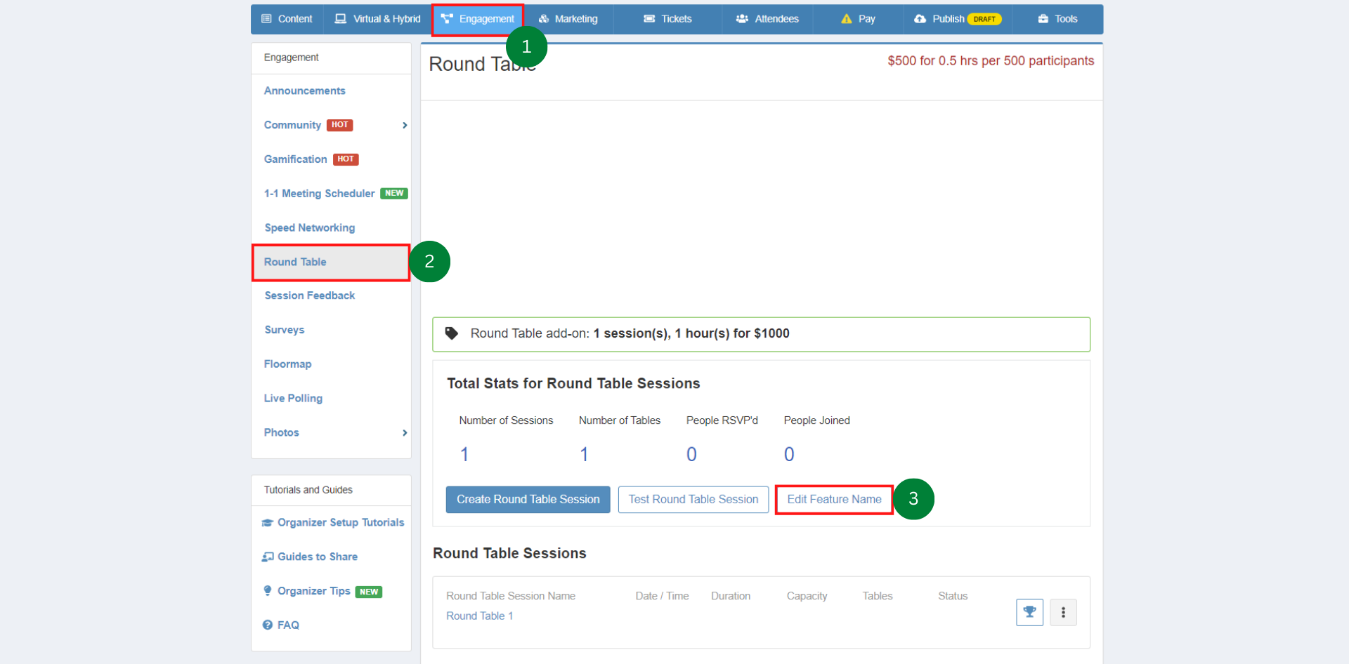 How do I change Round Table’s feature name? – Help Center
