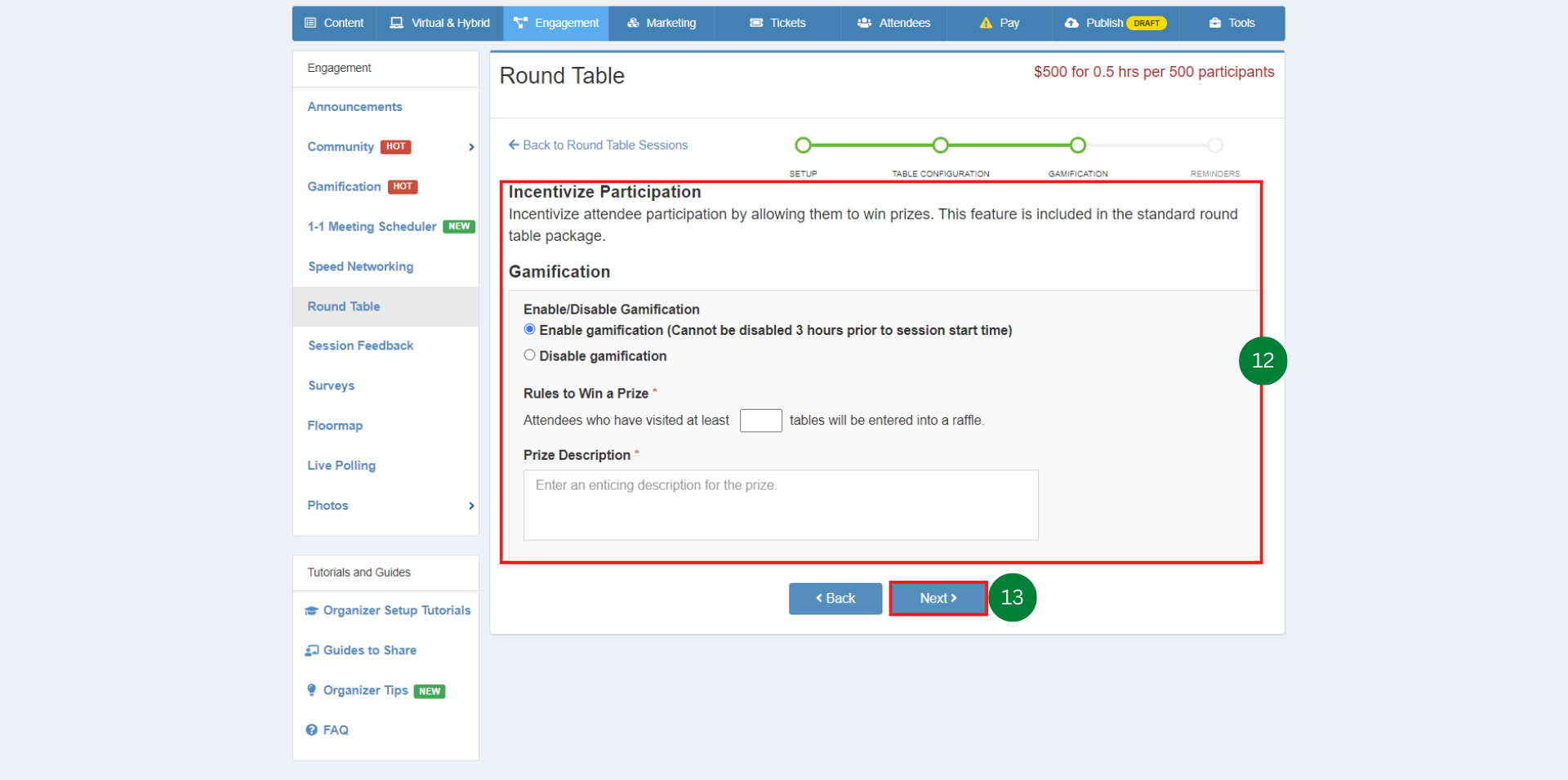 How do I create a Round Table session? – Help Center