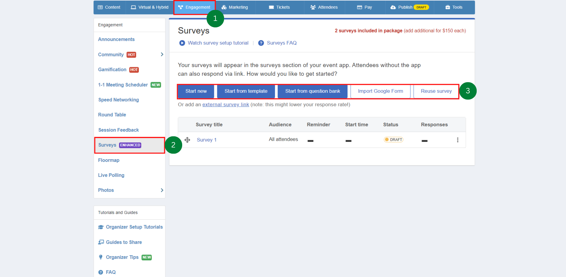 What are the different ways of adding a survey? – Help Center