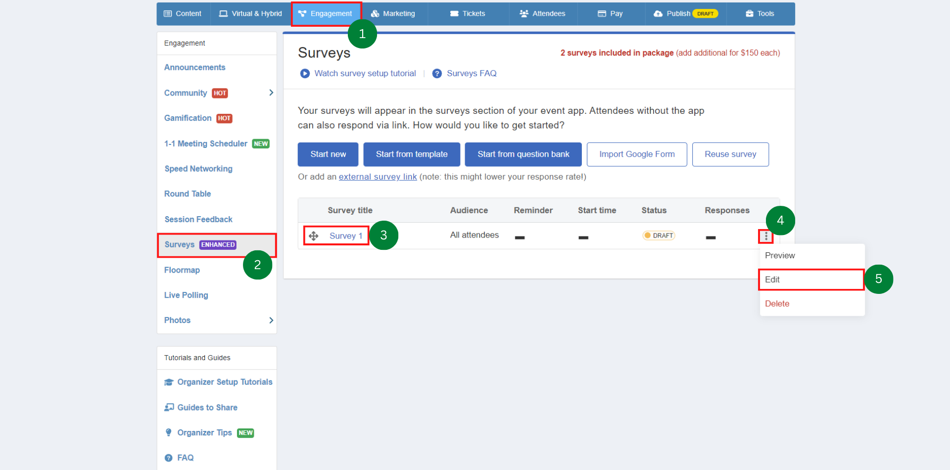 How do I set up a survey to collect names from respondents? – Help Center