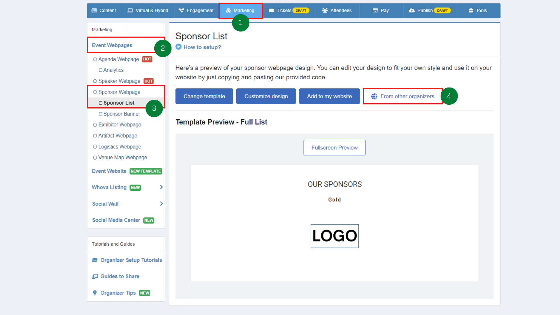 Are there any examples of Sponsor Lists? – Help Center