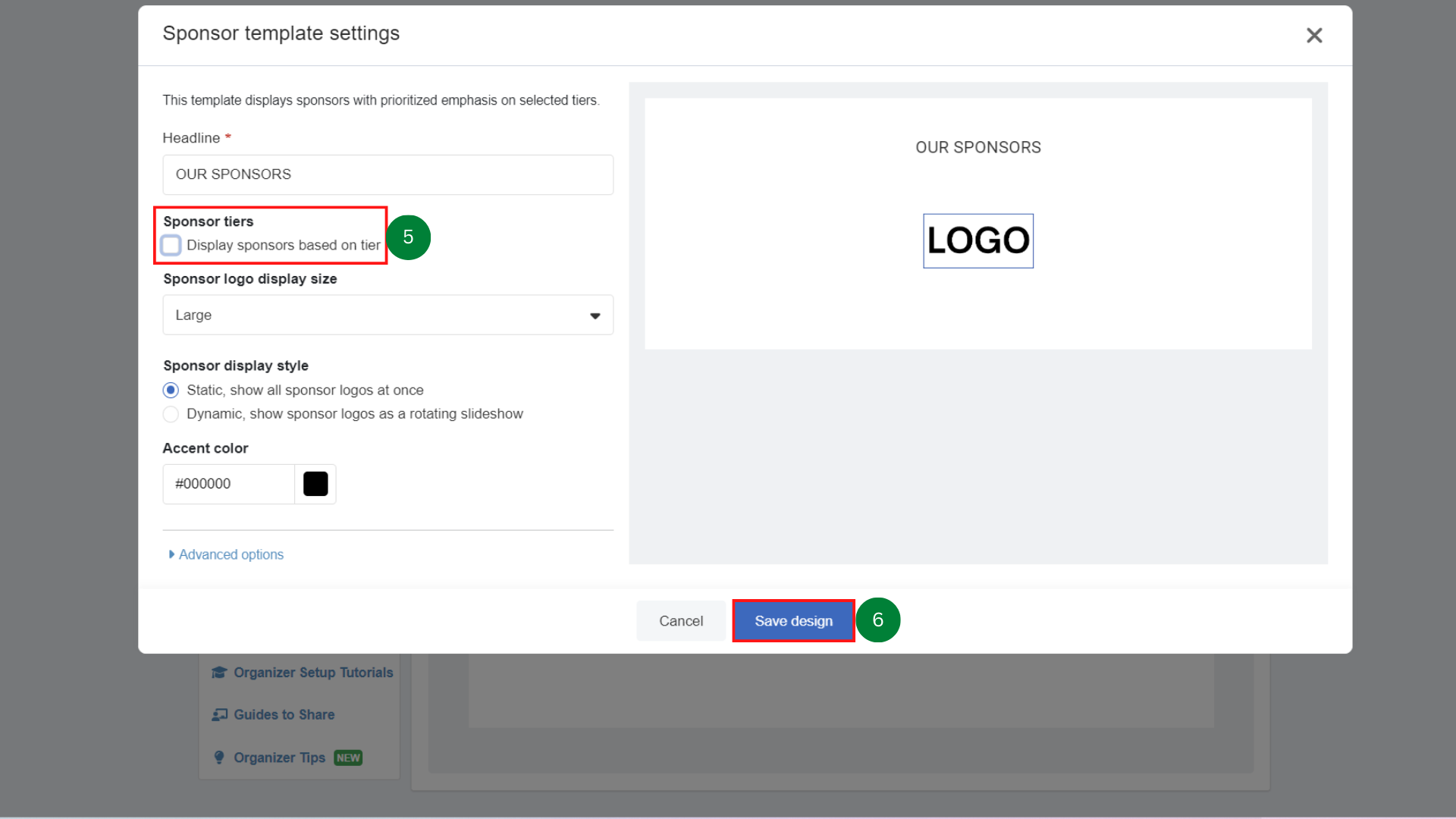 Is it possible to hide the sponsor tier on the Sponsor List? – Help Center