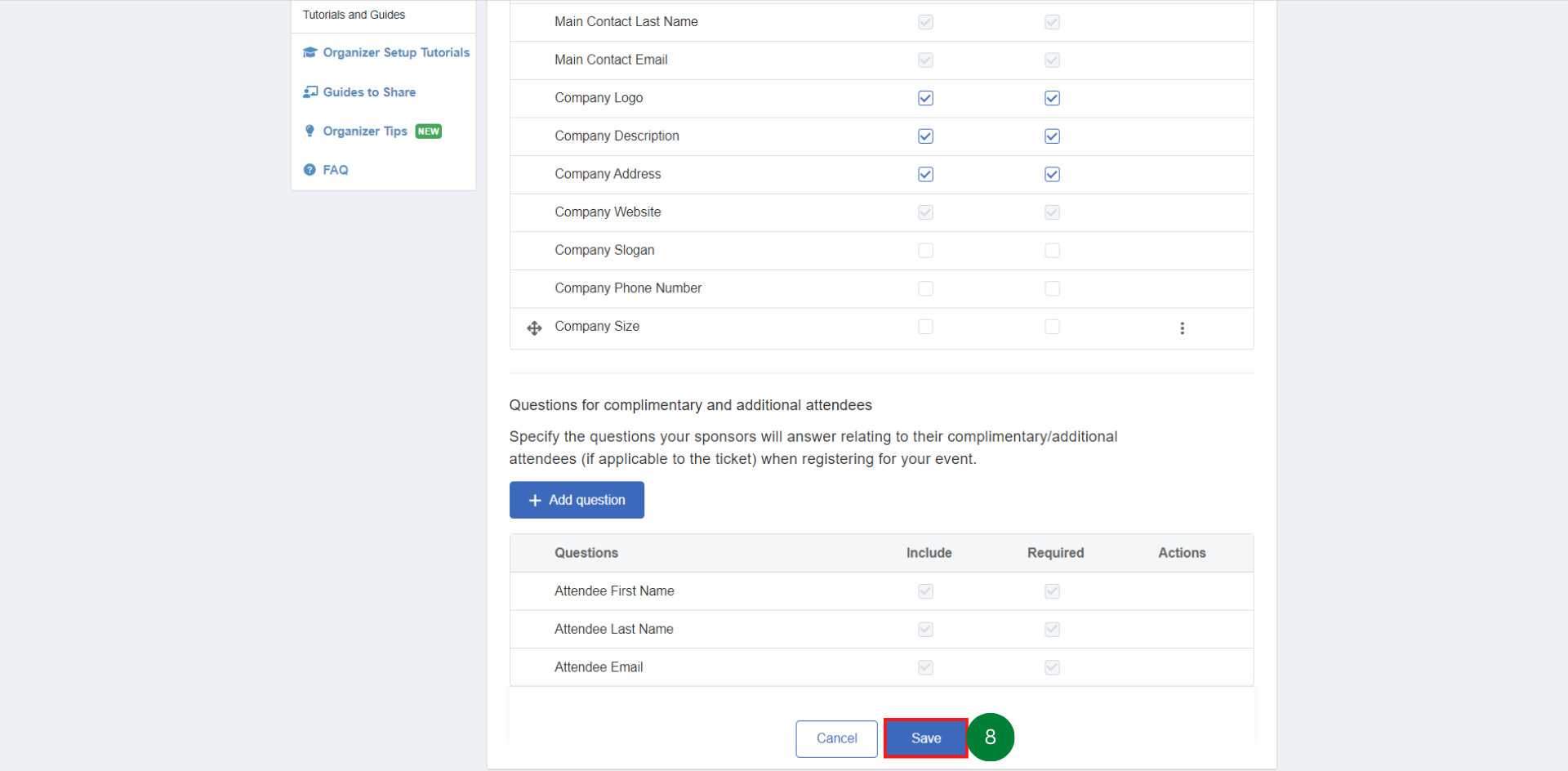 How do I edit a question form for a sponsor ticket? – Help Center