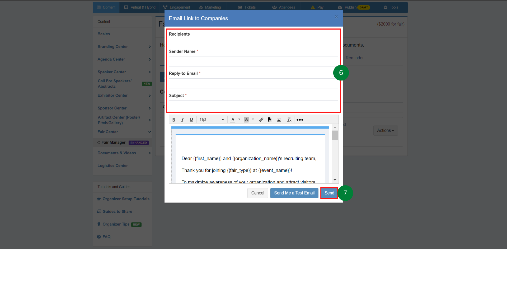 Is it possible to make changes to an email before sending? – Help Center