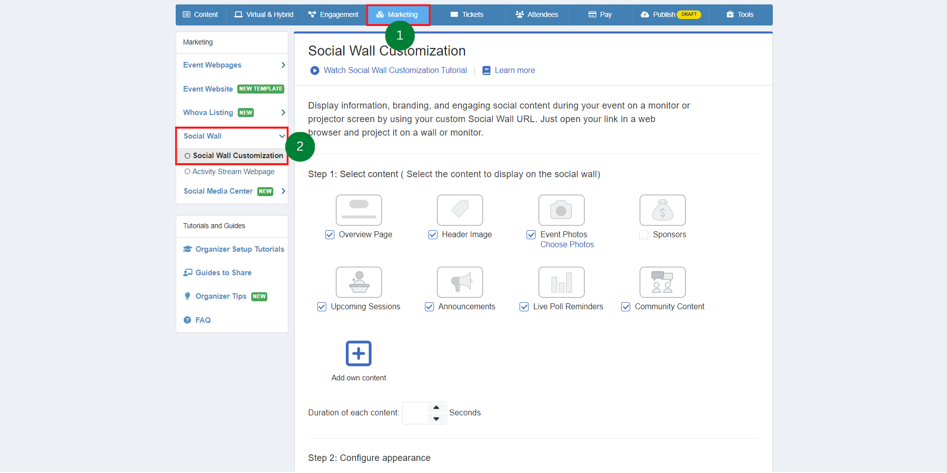 How do I get my Social Wall to display? – Help Center
