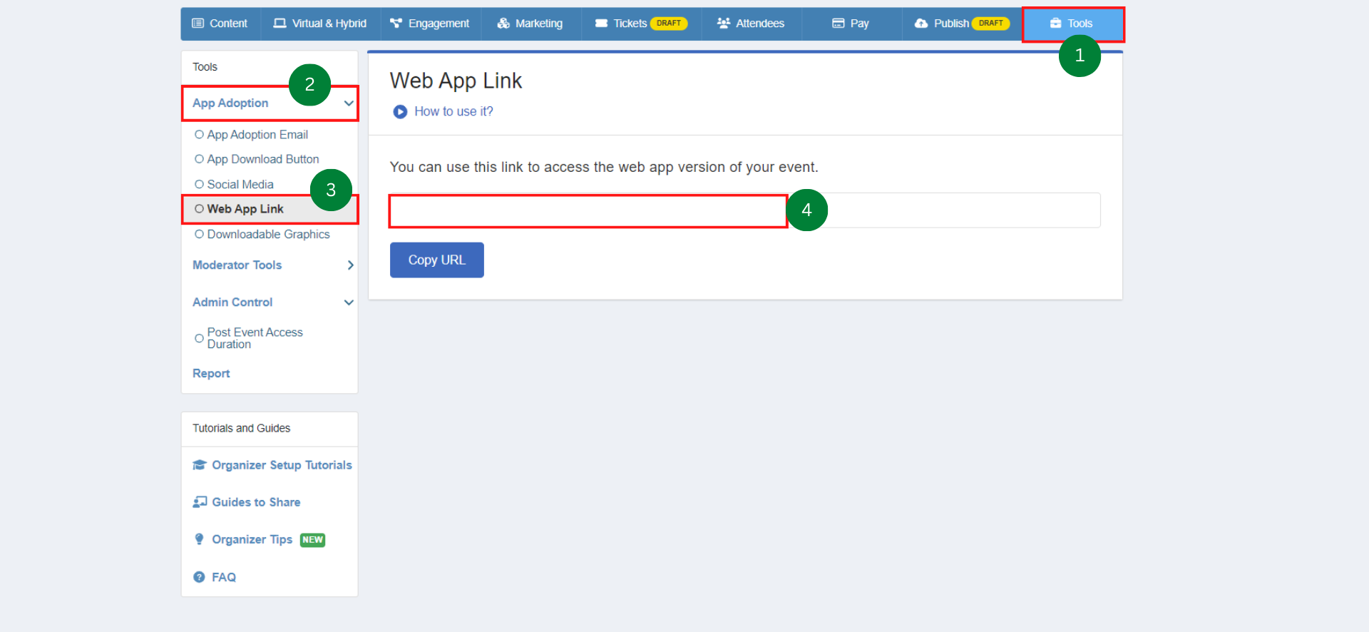Where do I find the Web App link to access the website version of my ...