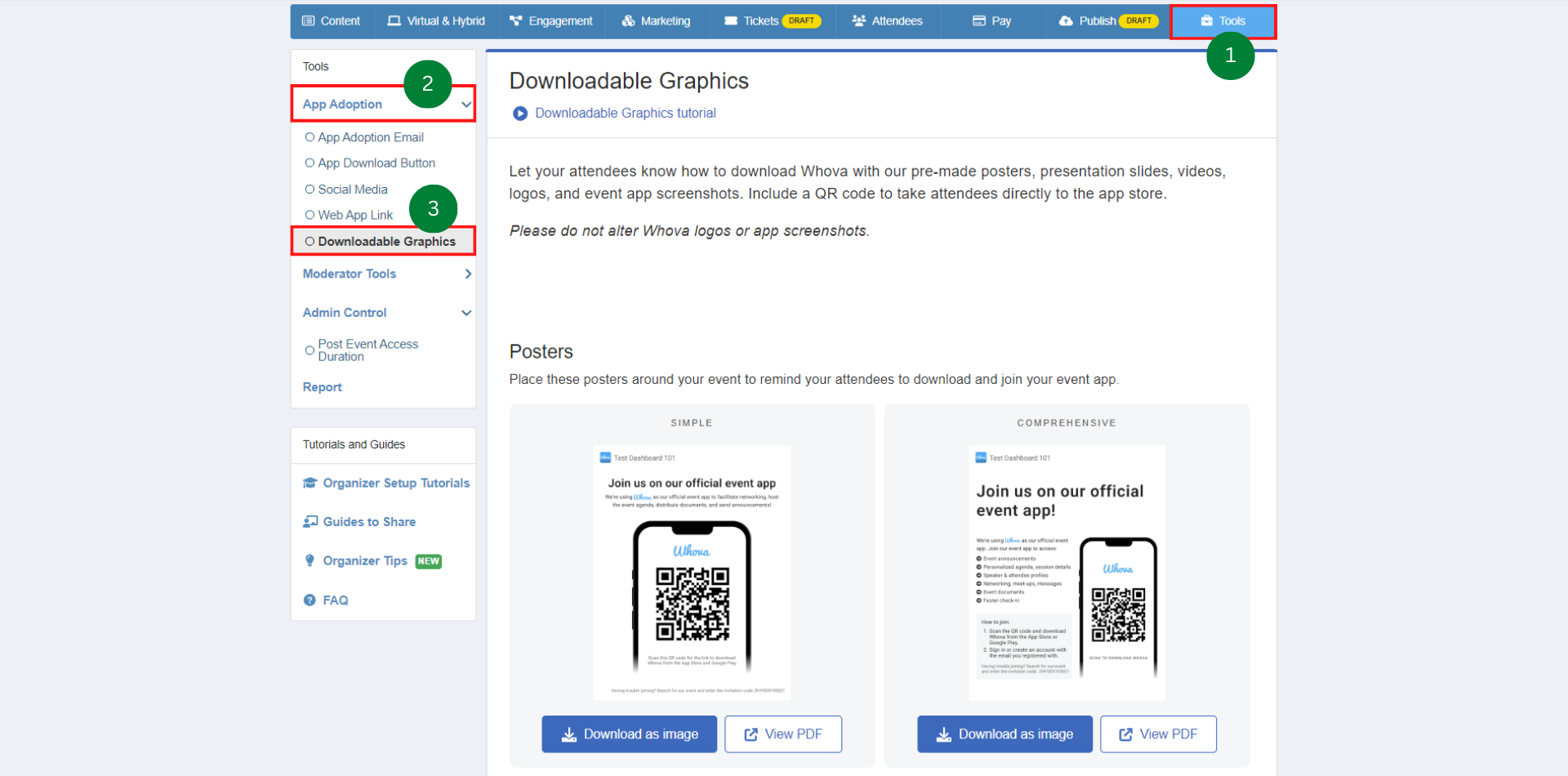 Where do I find an official Whova logo image to use for promotional purposes? – Help Center