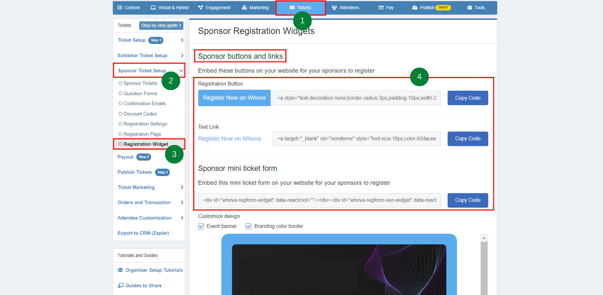 What types of registration widgets are available for sponsors? – Help ...