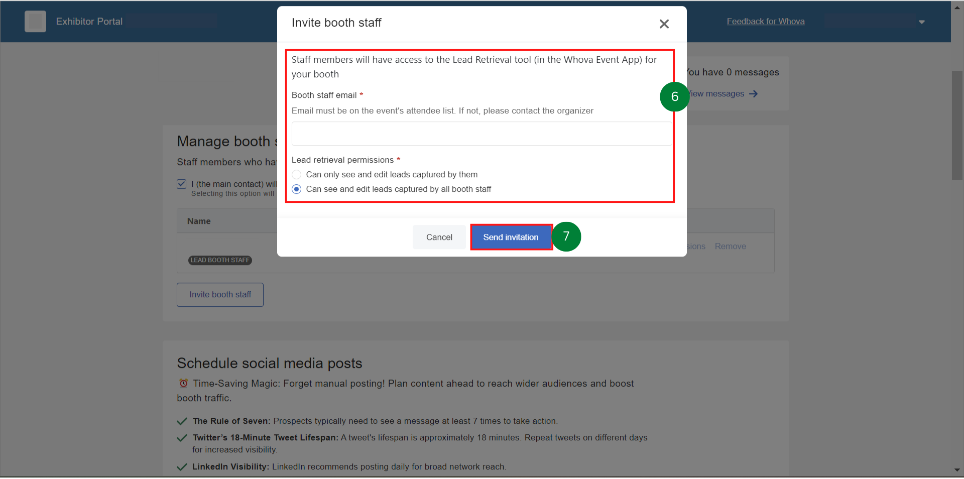 How do I add a booth staff member using the exhibitor portal? – Help Center