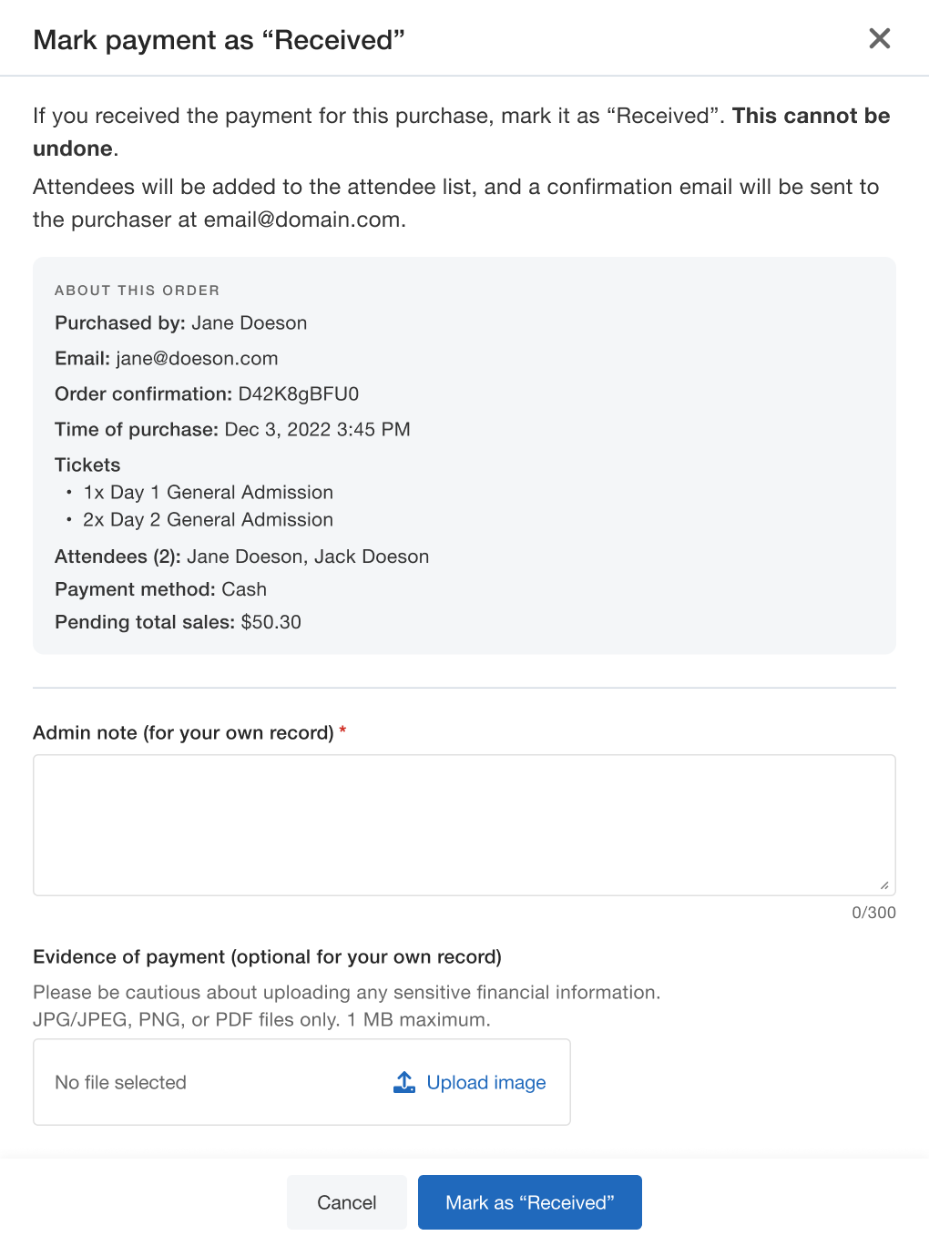 How can I mark an Offline order as Paid? – Help Center