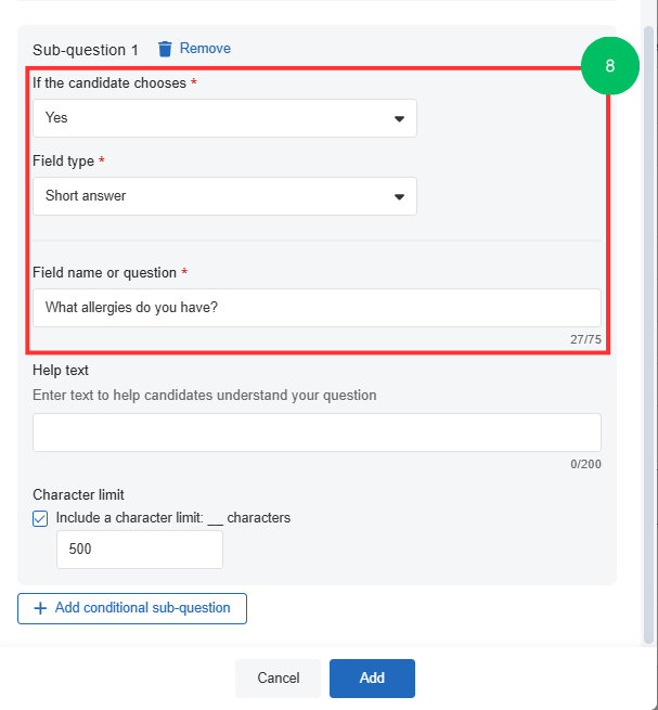 How may I create follow-up questions on the submission form? – Help Center