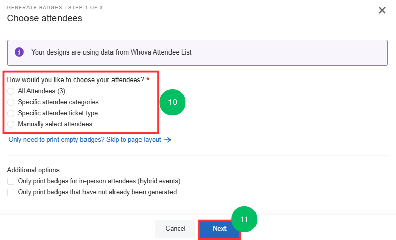 How do I generate Name Badges for my attendees? – Help Center