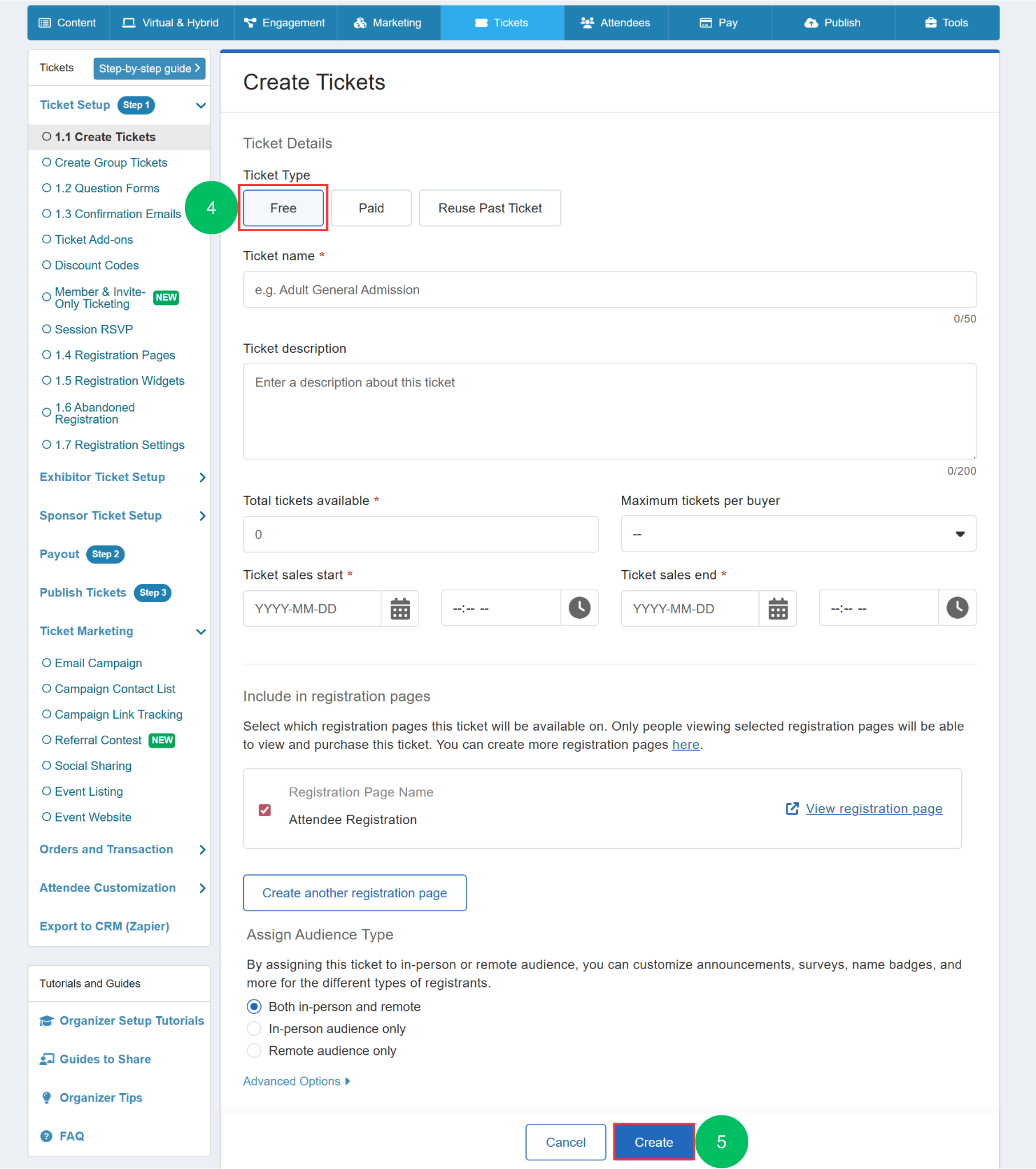Can I create free tickets? – Help Center