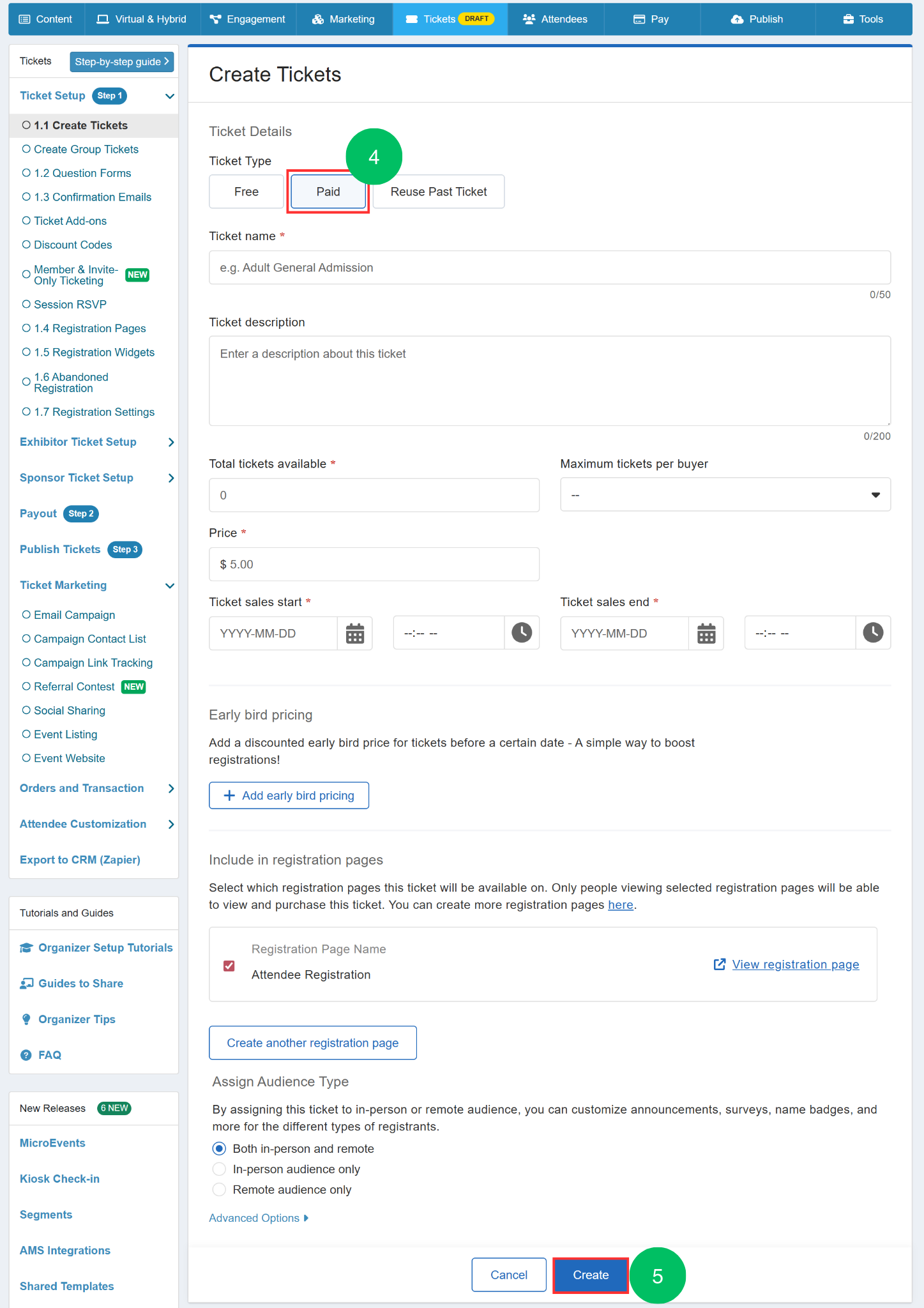 How do I create paid tickets? – Help Center